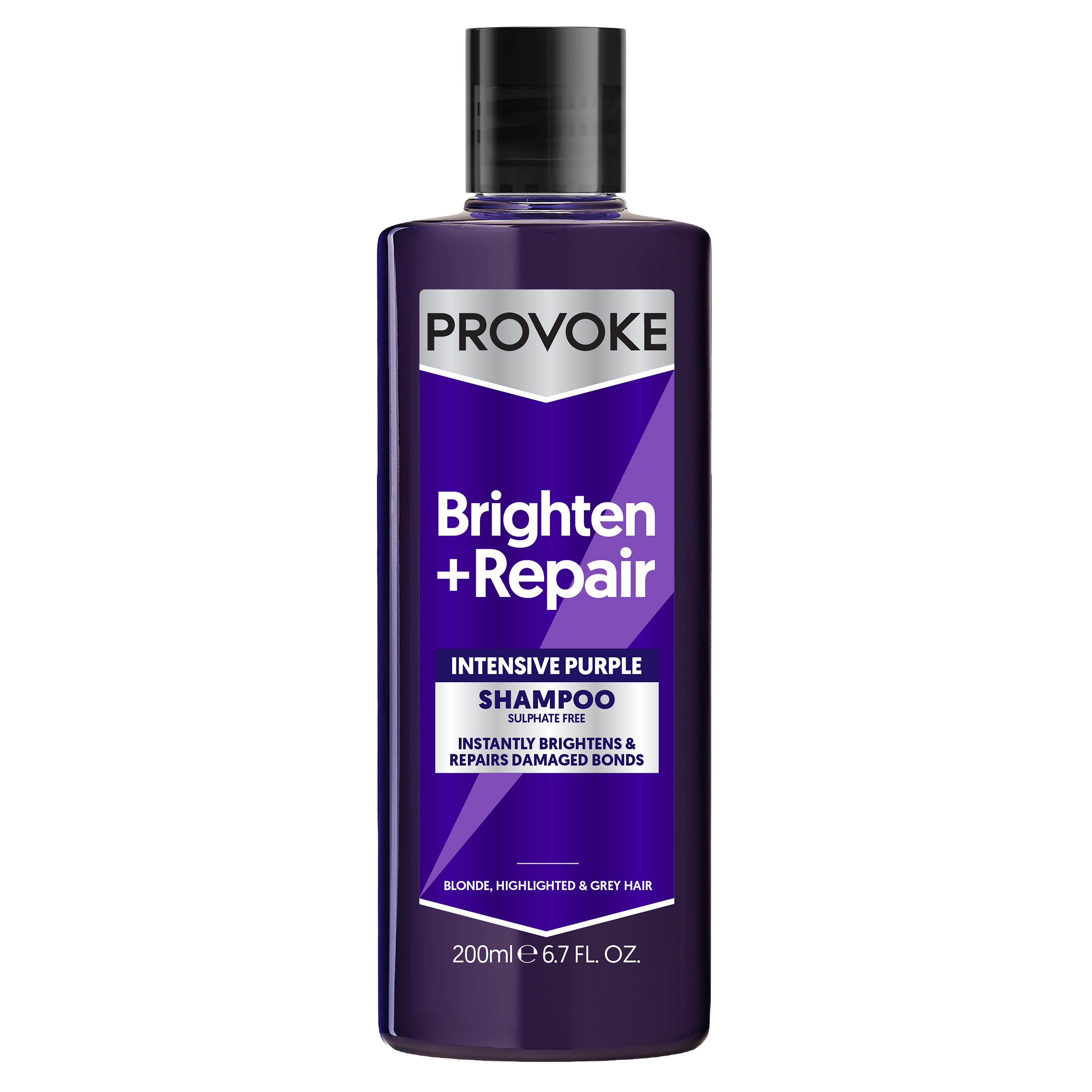 TOUCH OF SILVER ADVANCED BRIGHTEN+REPAIR PURPLE SHAMPOO – Provoke Haircare